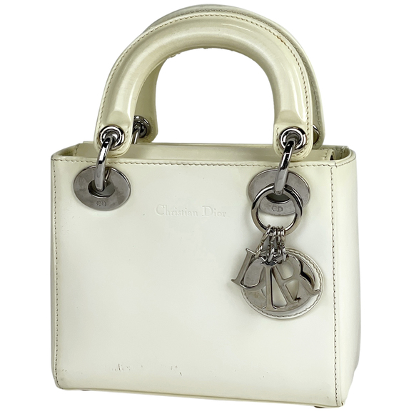 Dior | Bags | Christian Dior Mini 2way Shoulder Bag Handbag Leather ...